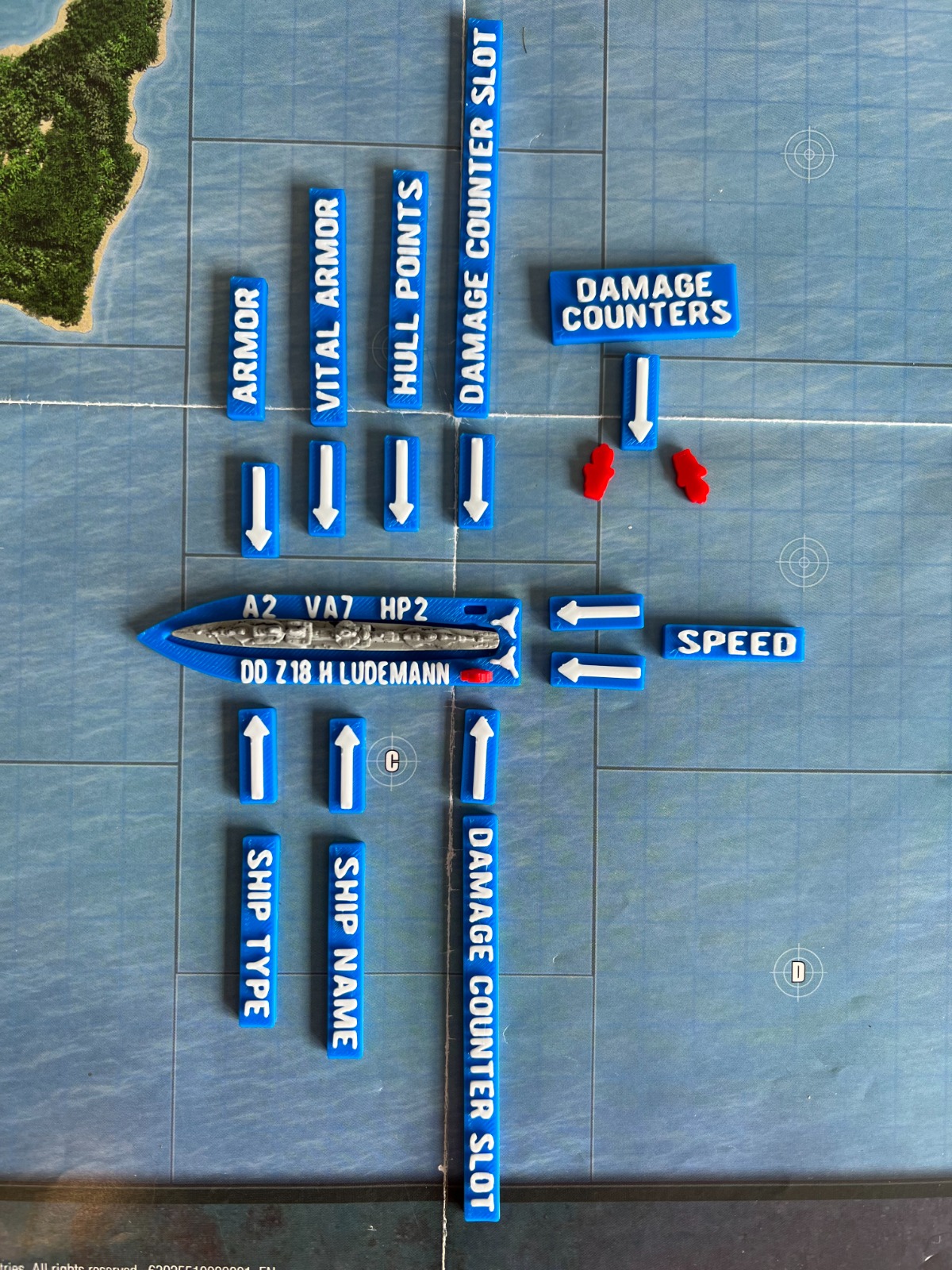 War at Sea IJN Chitose Ship Base - Game Aid by The Fun Kingdom ...